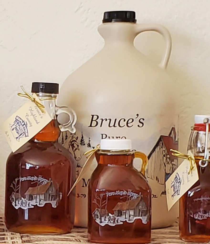 Maple Syrup main project pic – Bruce's Syrup and Candies