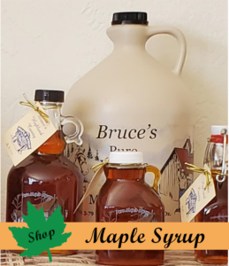 Maple Syrup from Bruce’s Syrup and Candies, located in Highland County ...